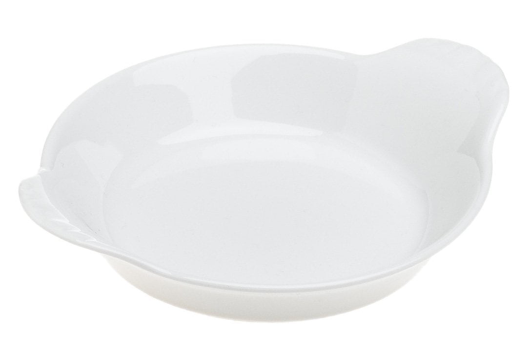 Pillivuyt 5 Inch Round Eared Dish, White - Walmart.com