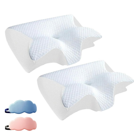 Pillow, Breathable 100% Memory Foam Pillows, 2026 New Pillow 2 in 1 ...