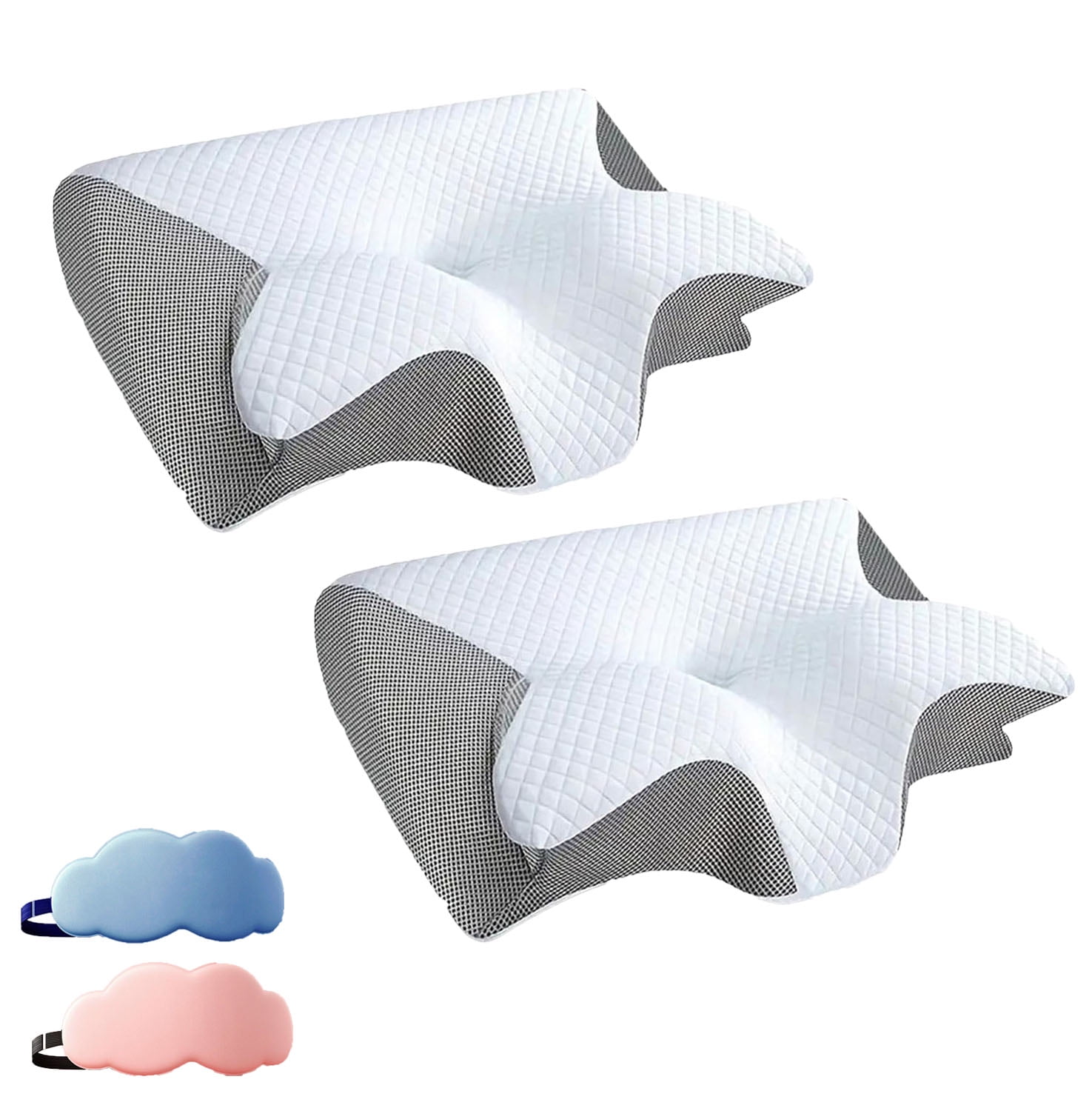 Pillow, Breathable 100% Memory Foam Pillows, 2026 New Pillow 2 in 1 ...