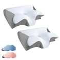 Pillow, Breathable 100% Memory Foam Pillows, 2026 New Pillow 2 in 1 ...