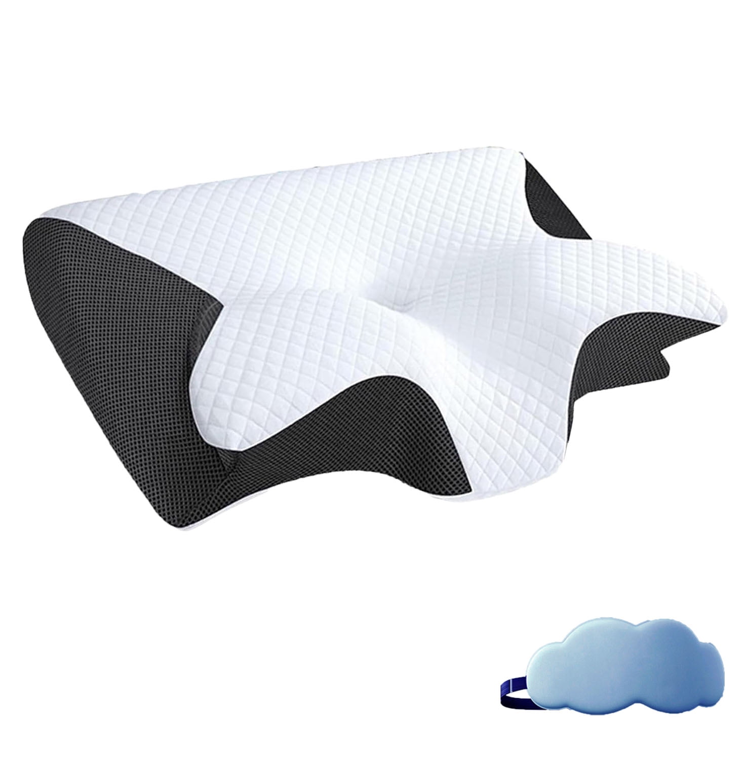 Pillow, Breathable 100% Memory Foam Pillows, 2026 New Pillow 2 in 1 ...