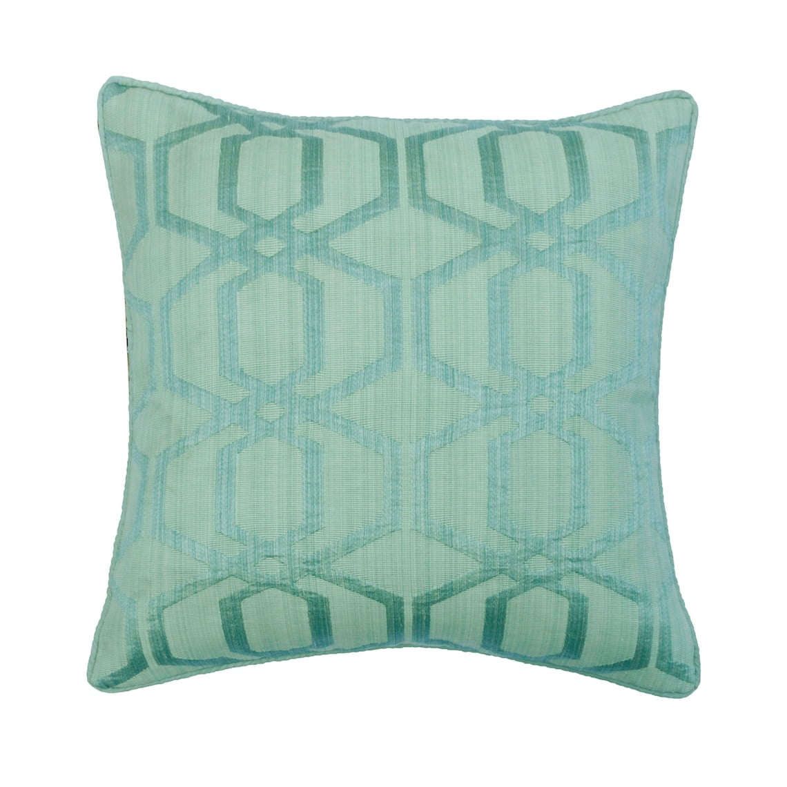 Pillow Case, Blue 14"x14" (35x35 cm) Throw Pillow Covers, Jacquard ...
