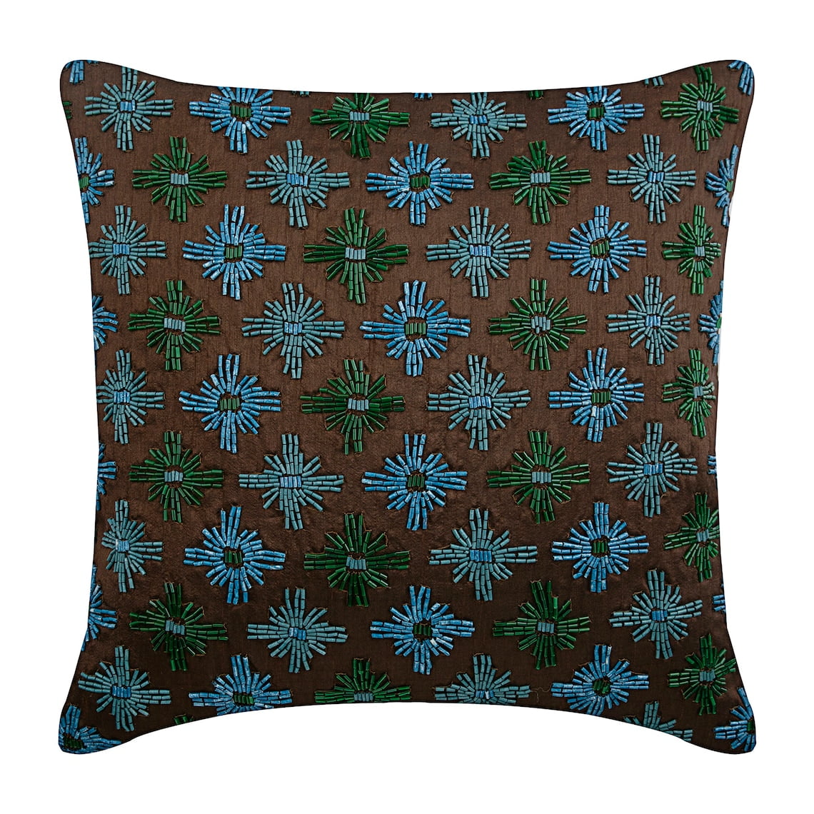 Pillow Case, Brown 14x14 inch (35x35 cm) Moroccan Decorative Pillow ...