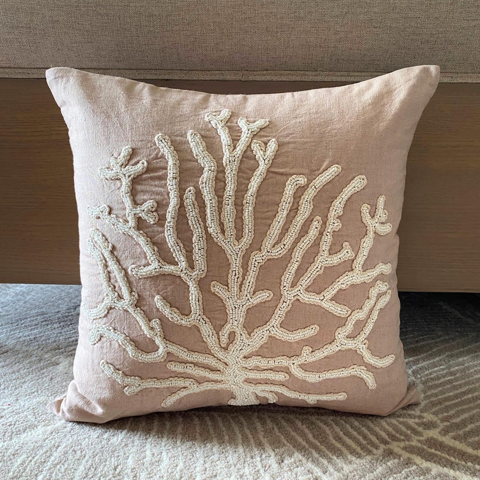 Pillow Case Covers With Zipper, Mocha Pillowcase With Zipper 16x16 inch ...