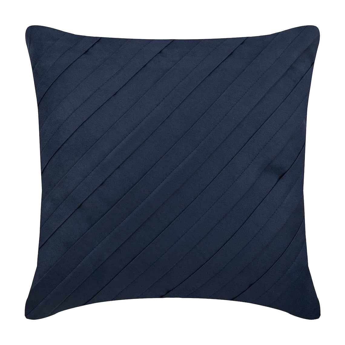 Pillow Case, Pillow Covers 24x24 Navy Blue, Handmade Navy Blue Shams, Textured Pintucks Solid ...