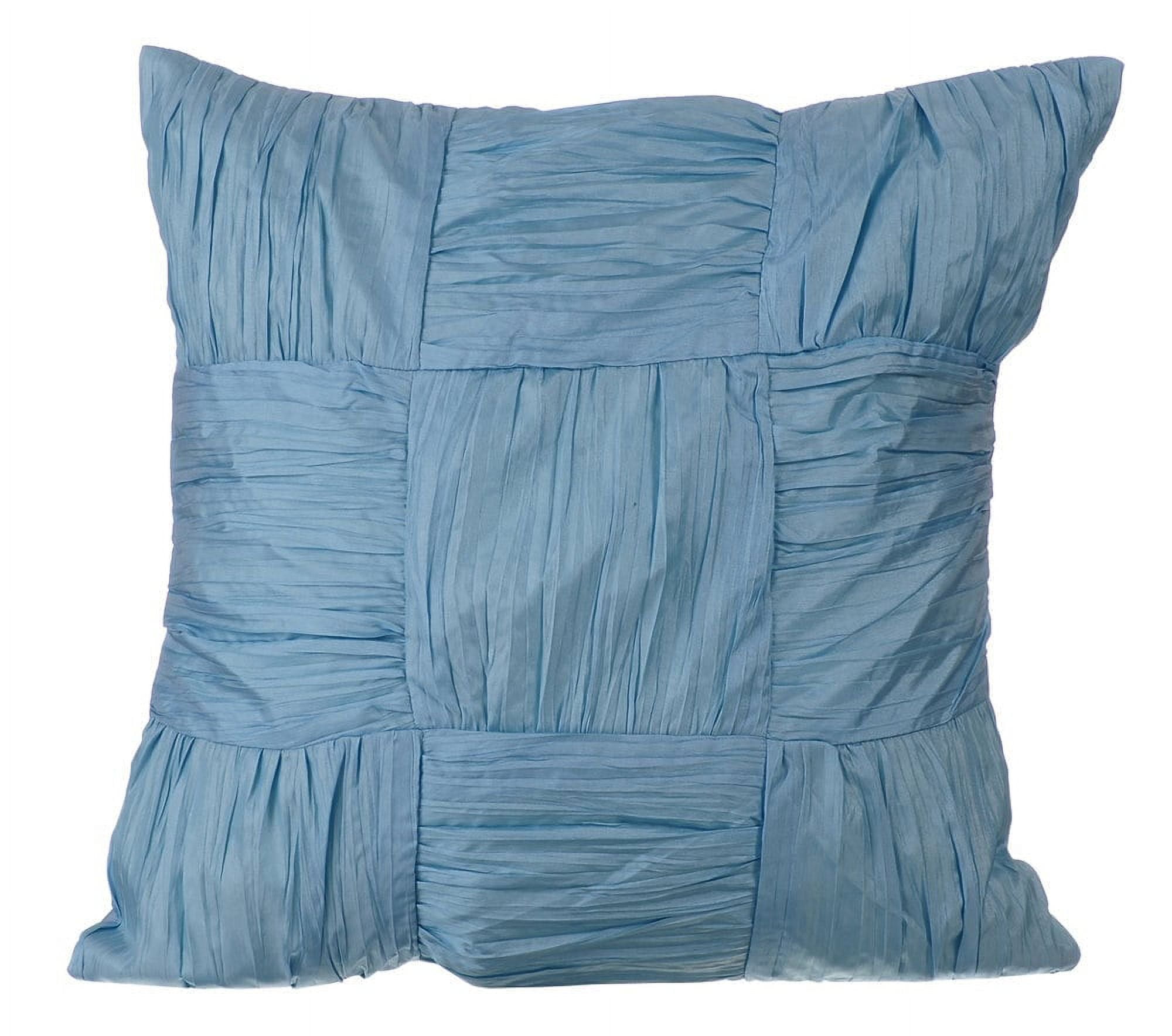 Pillow Case Zipper, Decorative Pillow Covers 14x14 inch (35x35 cm) Blue ...