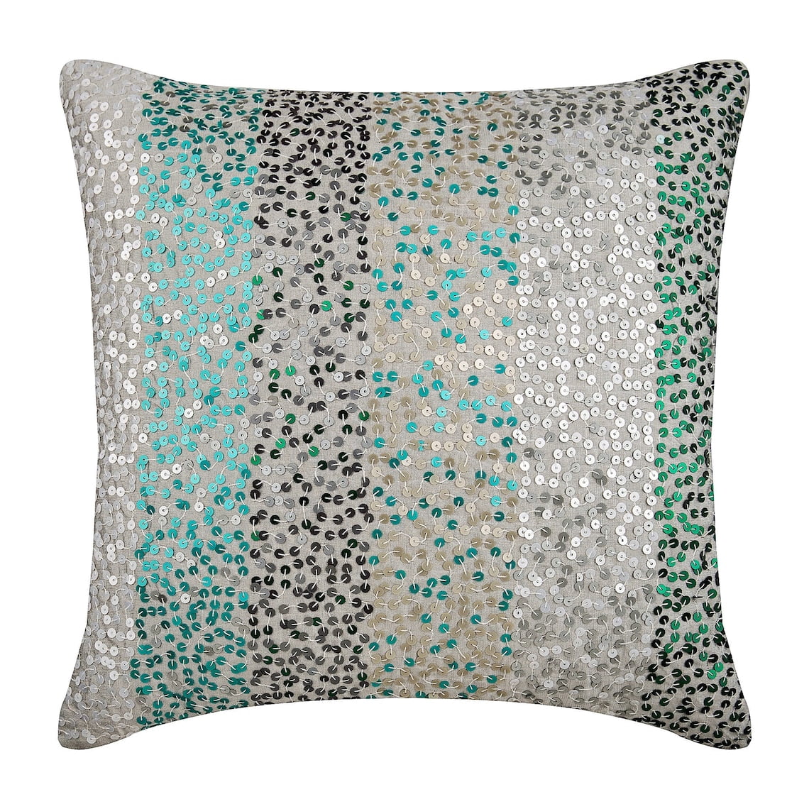 Pillow Case Zipper, Grey Shams, Sparkly Sequins Club & Lounge Theme ...