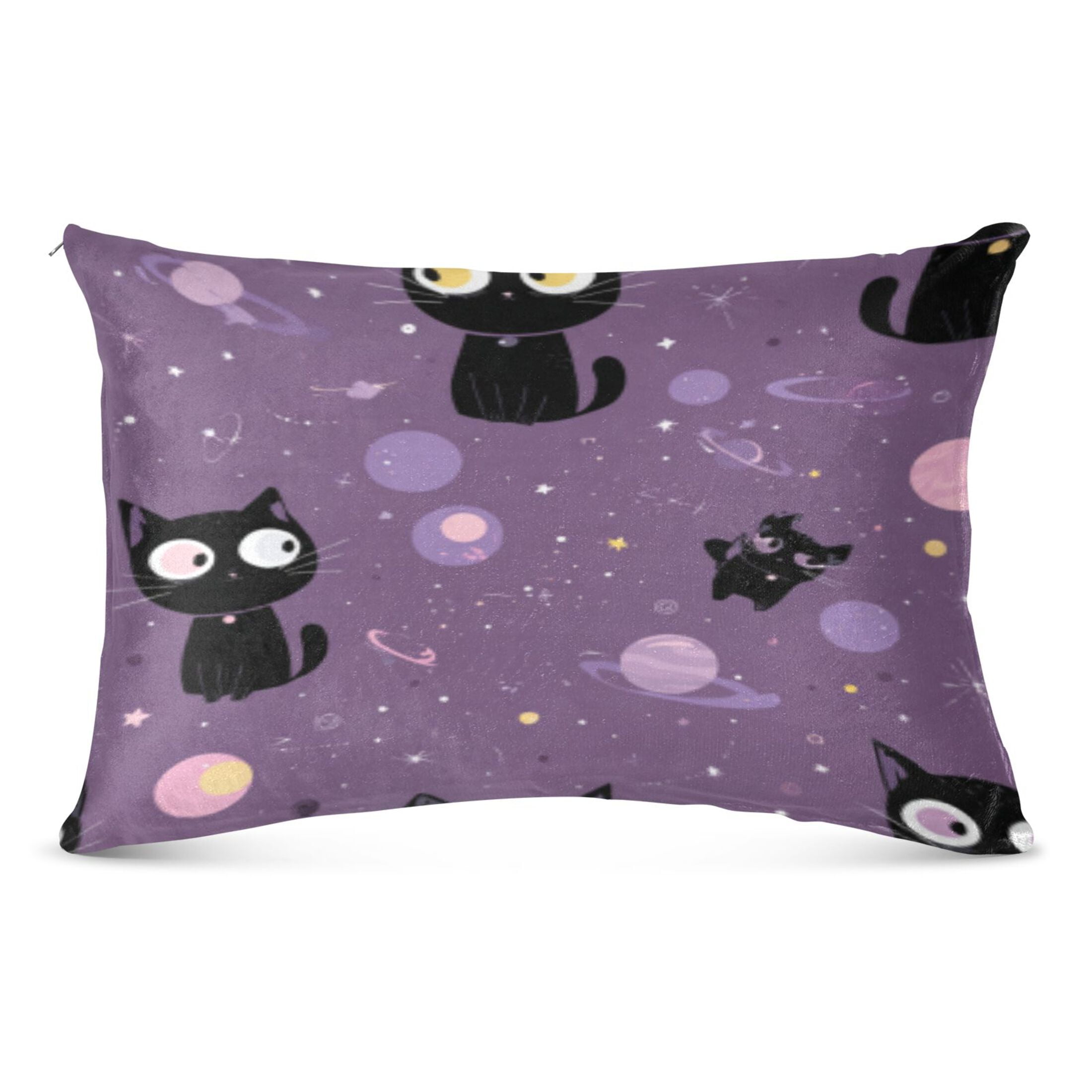Pillow CaseGalactic Cat Cosmos Pattern Whimsy Case standard size/King ...
