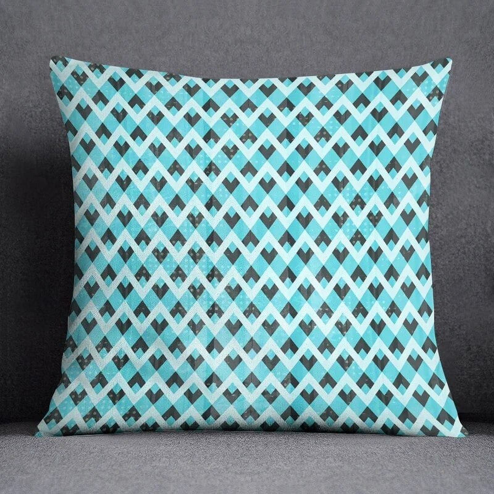 Pillow Cases Cotton Linen Blue Fresh Air Series Pillow Gift Home Office ...