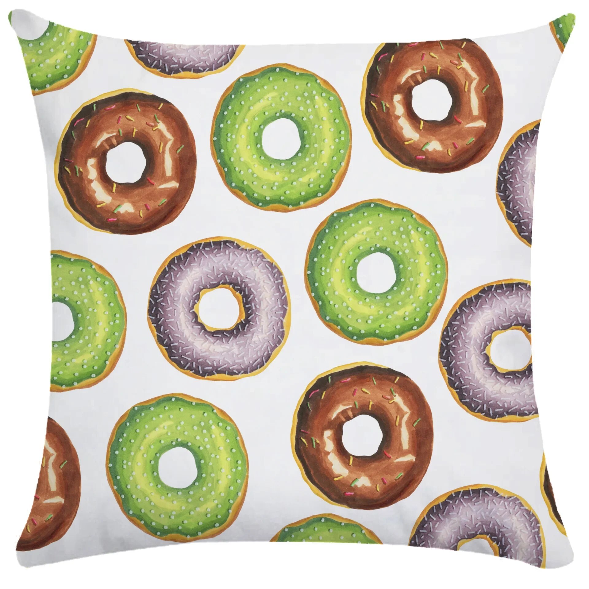 Pillow Cases Cotton Linen Cake Candy Pillow Cover Room Sofa Bed Couch ...