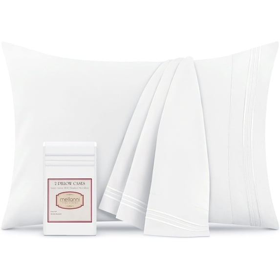 Pillow Cases - Luxury, Extra Soft, Cooling Pillow Covers - 2 PC Iconic ...
