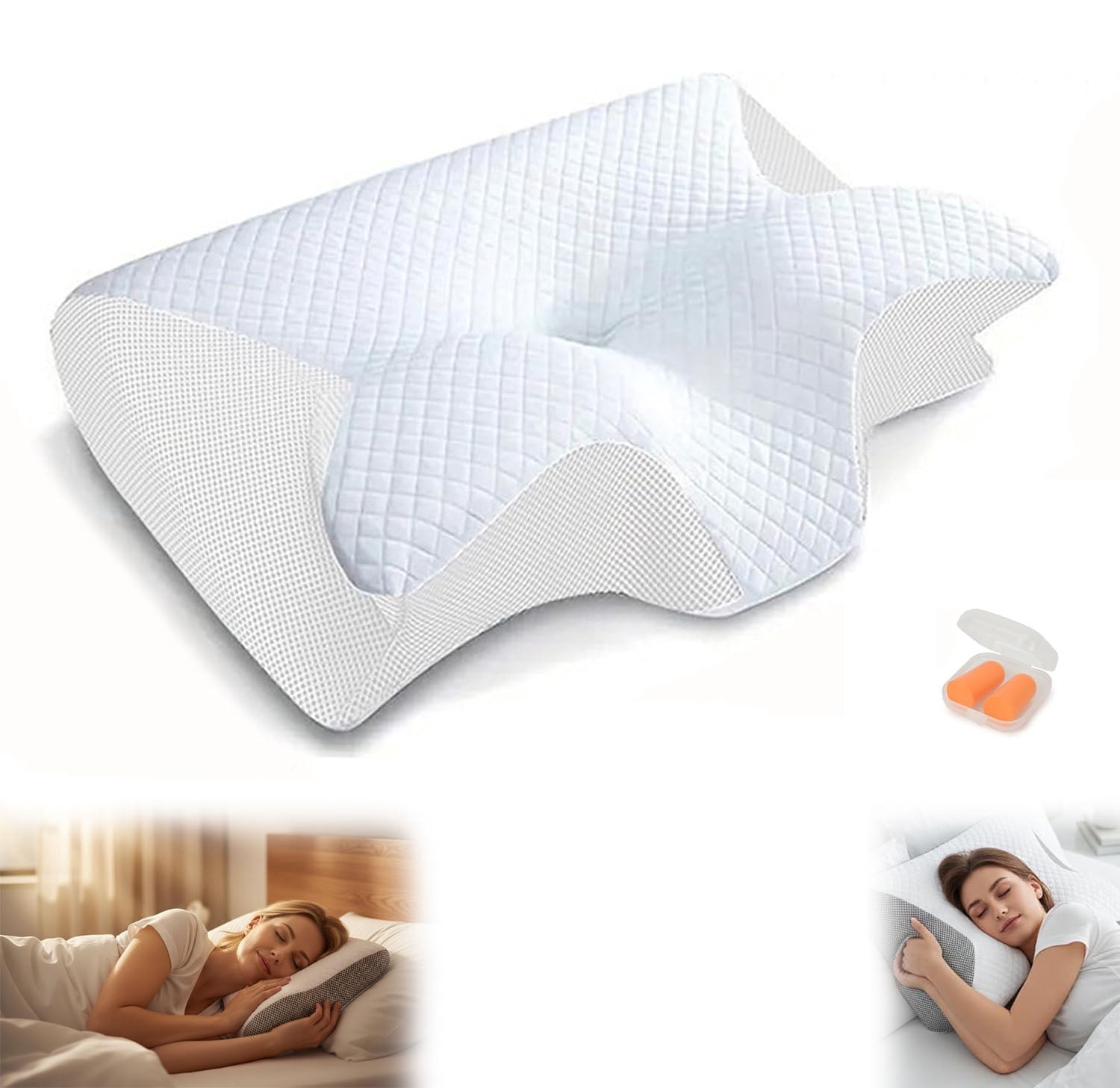 Pillow, Cervical Pillow, Neck Pillow for Sleeping, Pillow for Neck Pain ...