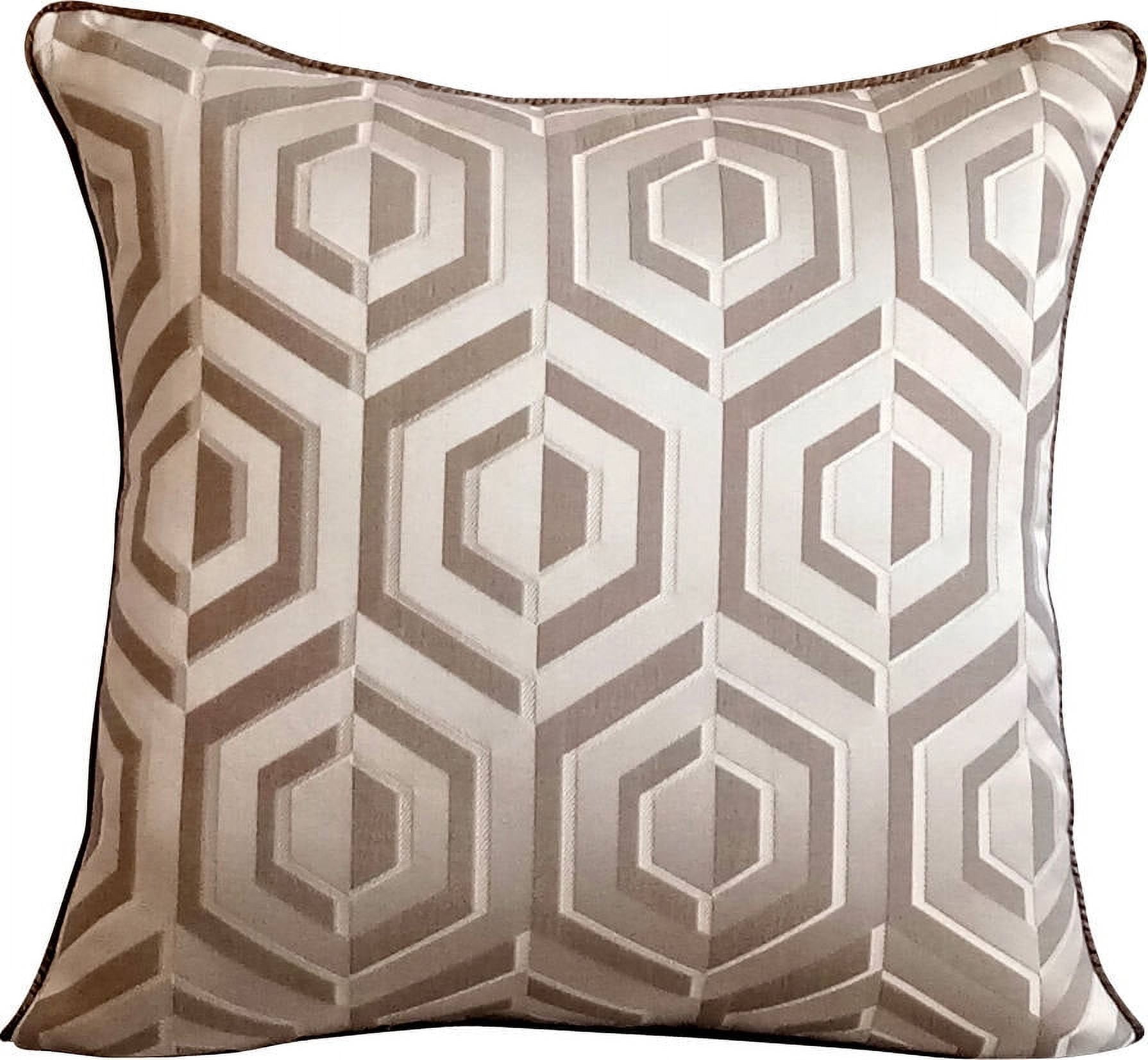 Pillow Cover, Decorative Pillow Covers 14x14 inch (35x35 cm) Grey, Silk ...