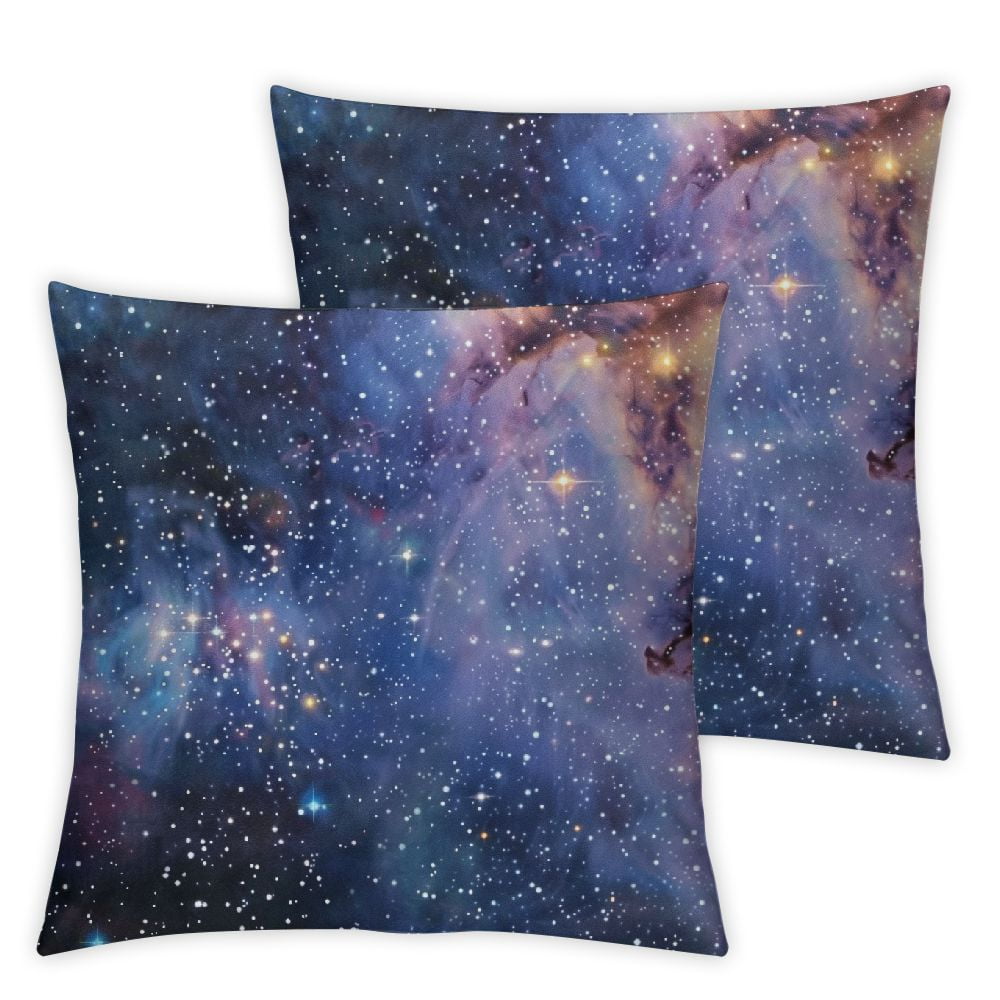 Pillow Cover with Starry Sky Galaxy Theme Star Series Outer Space ...