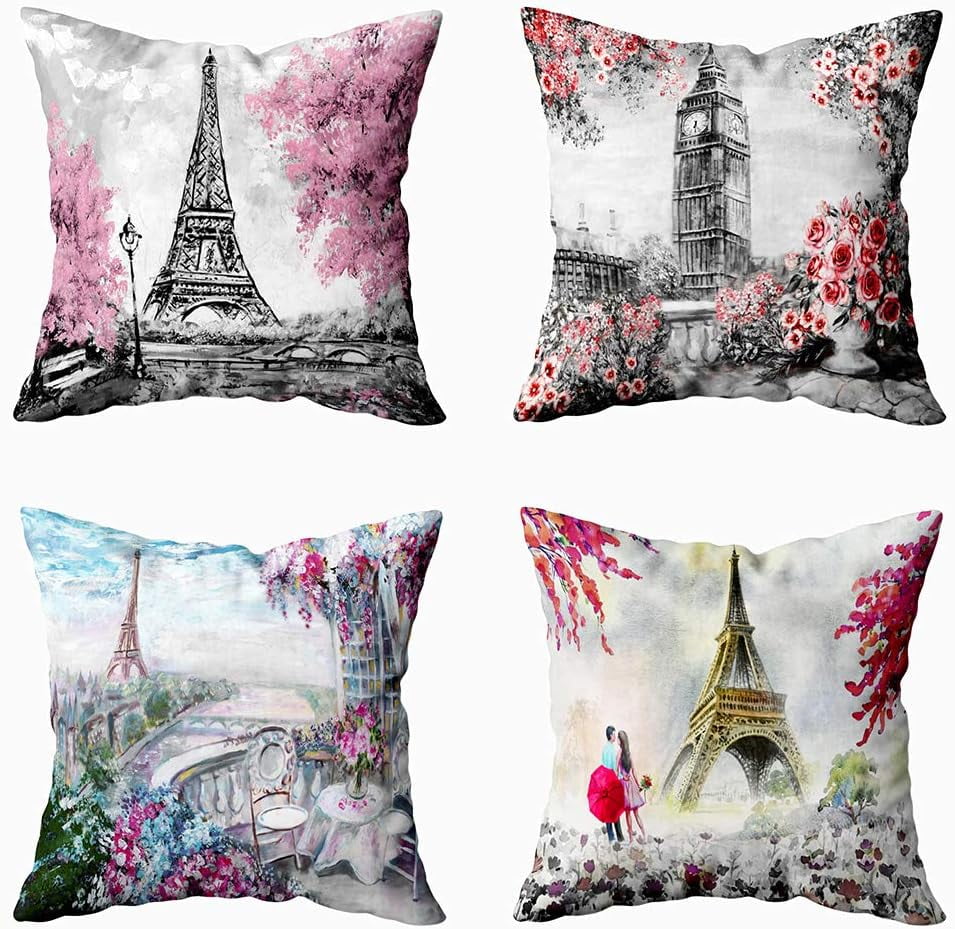 Pillow Covers 18X18 Set of 4, Gamer Game Controller Throw Pillow Covers ...