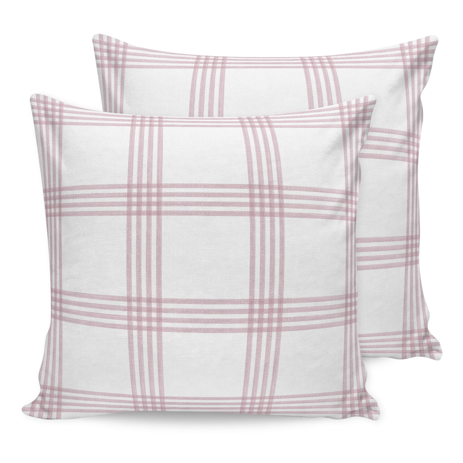 Pillow Covers 26x26 Set of 2, Red Buffalo Plaid Throw Pillow Covers ...