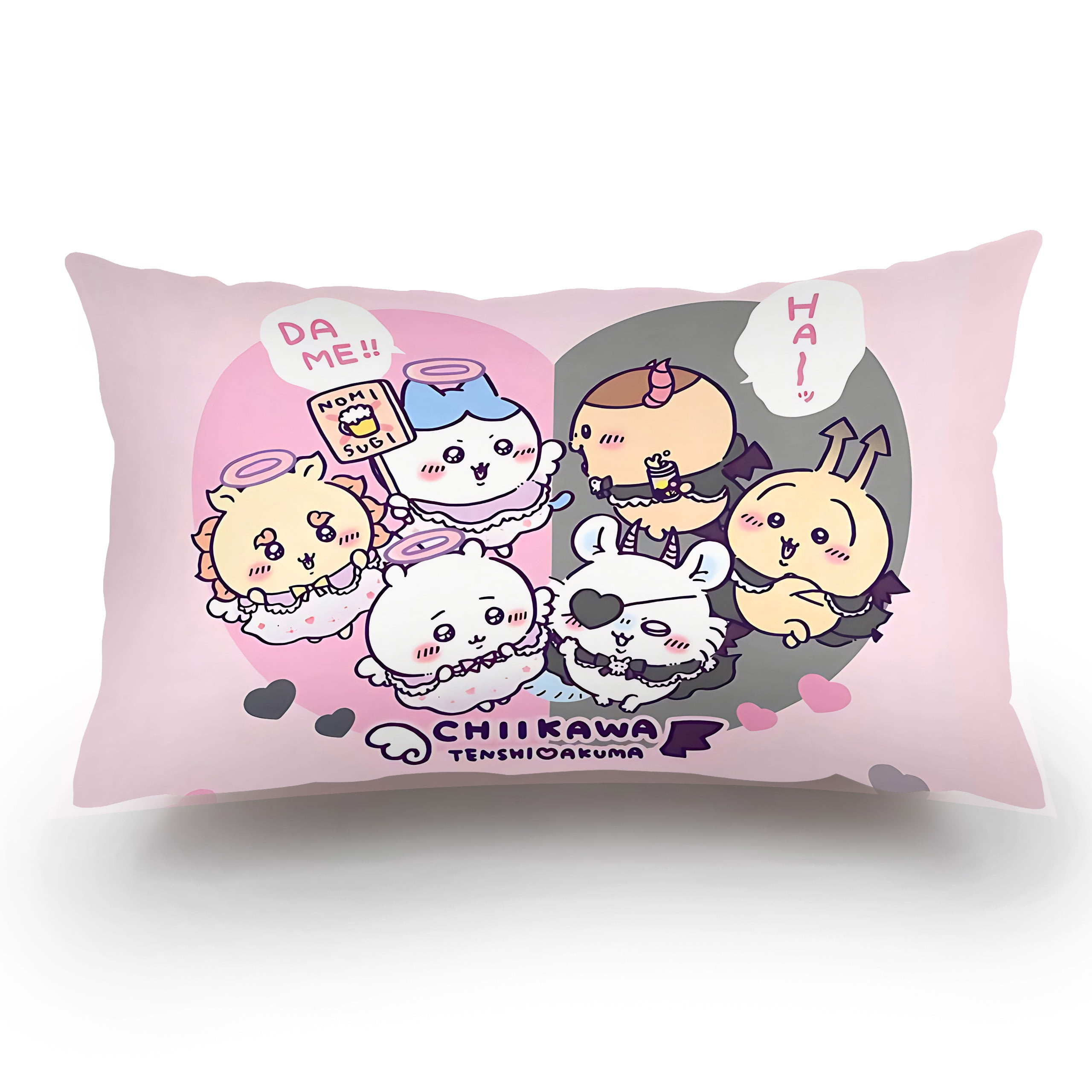 Pillow Covers Cartoon Cute Amine Chiikawas Sofa Decorative Home Double ...