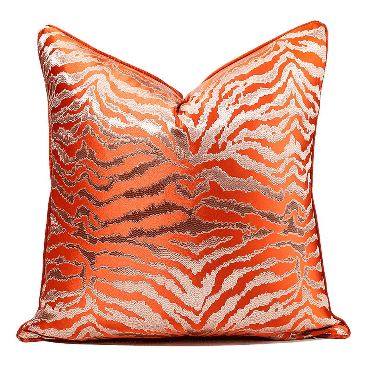Pillow Covers Orange Decorative Throw Pillows Cases Farmhouse Cushion ...