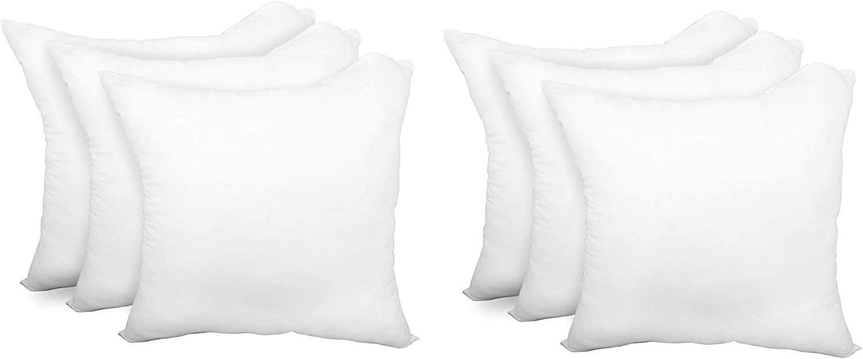 Pillow Insert Adjustable Fill Loft 16â x 16â Polyester Filled Luxury ...