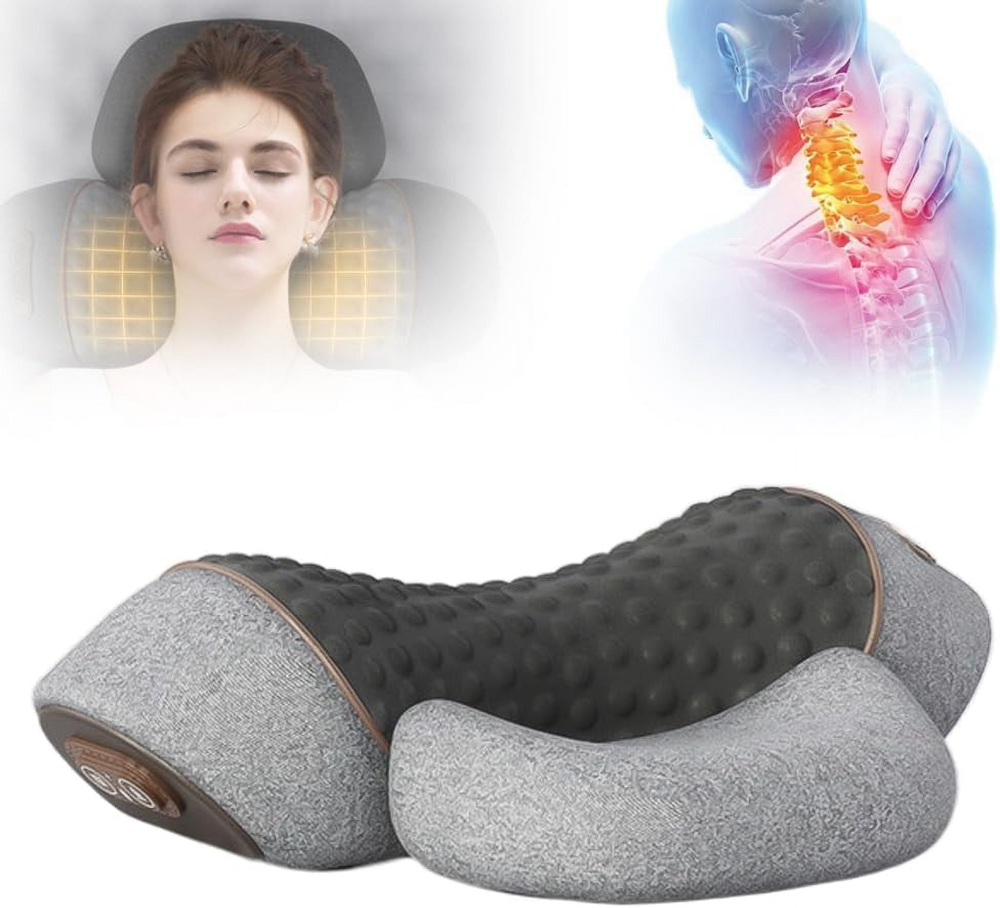 Pillow Massage Neck Hump, 2025 New 3-in-1 Cervical Pillows Traction ...