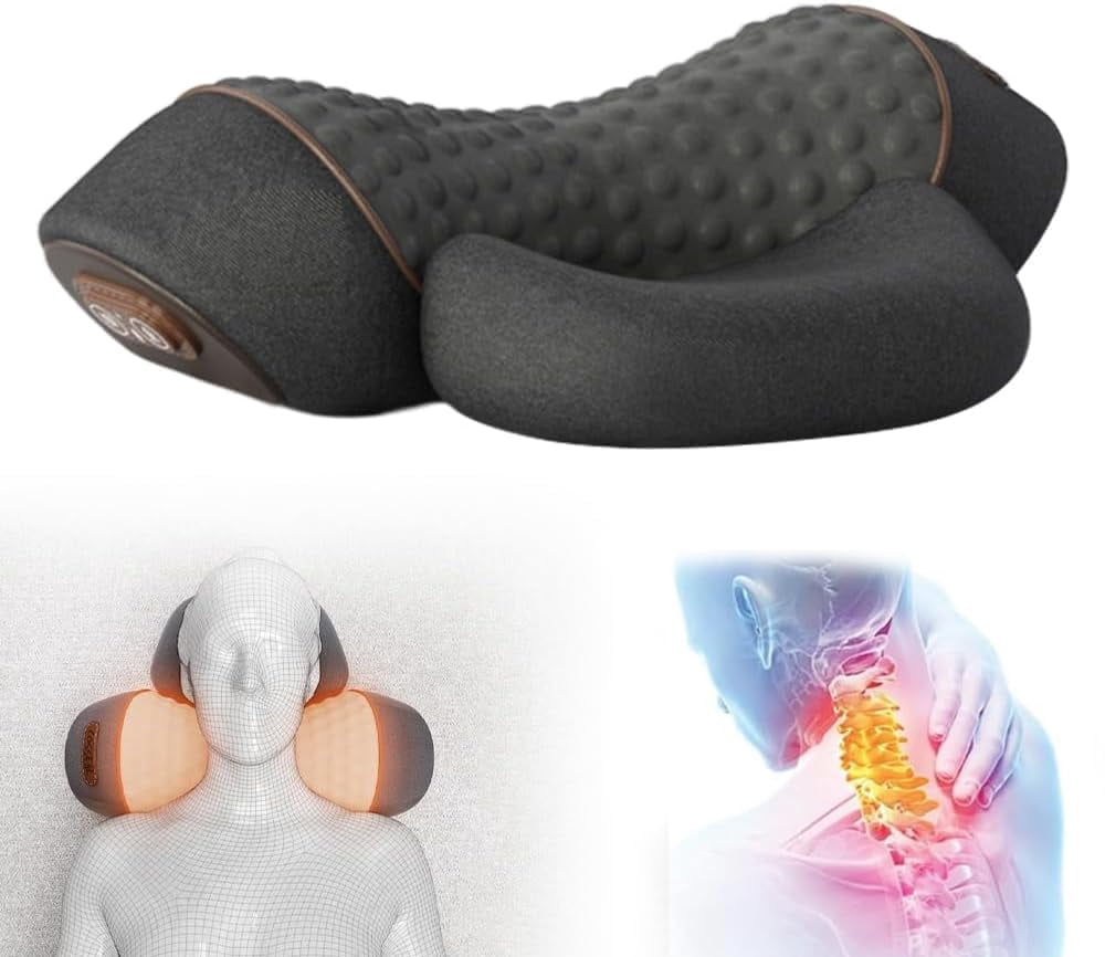 Pillow Massage Neck Hump, 2025 New 3-in-1 Pillows for Neck and Shoulder ...