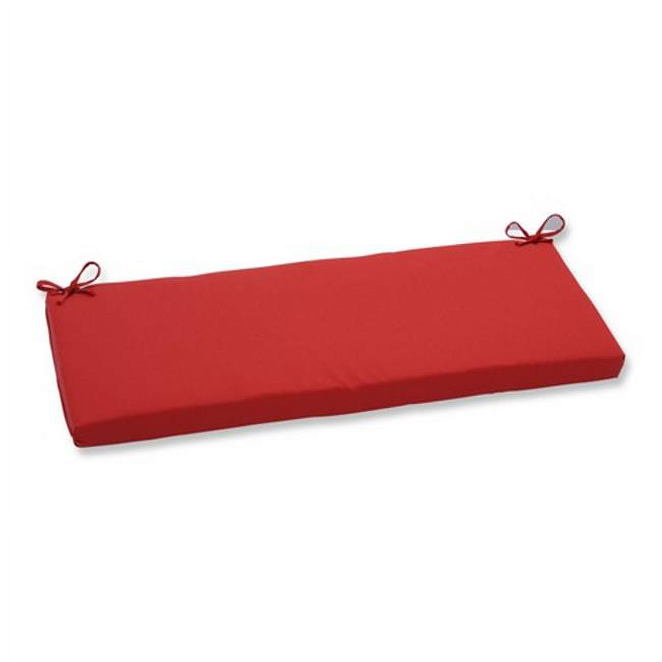 Pillow Perfect 590714 Indoor-Outdoor Tweed Red Bench Cushion - Walmart.com