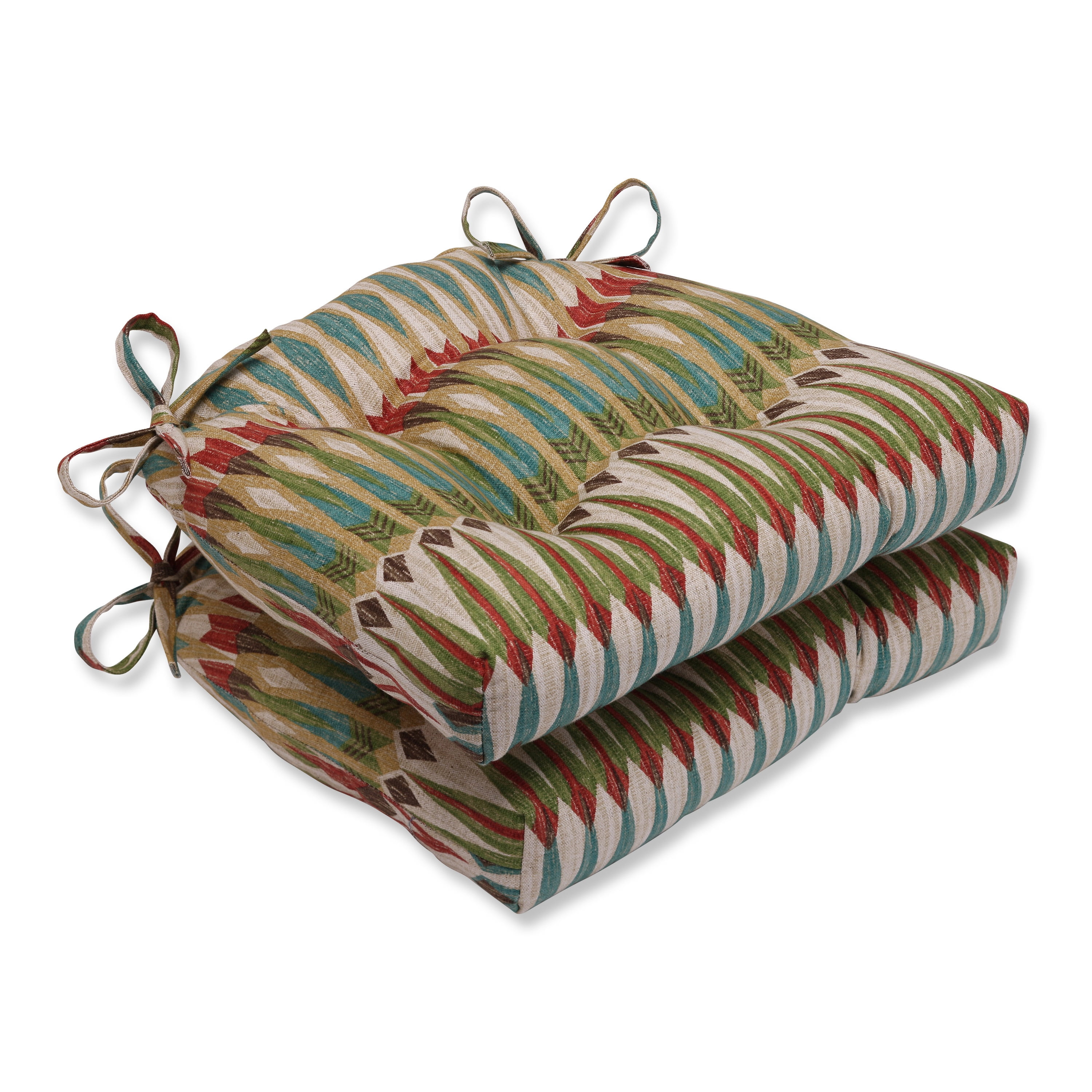 Pillow Perfect Acela Adobe Reversible Chair Pad (Set of 2) - Walmart.com