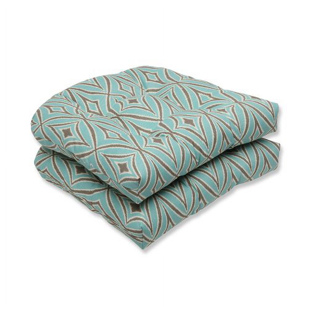 Pillow Perfect Outdoor/ Indoor Centro Mist Wicker Seat Cushion (Set of ...