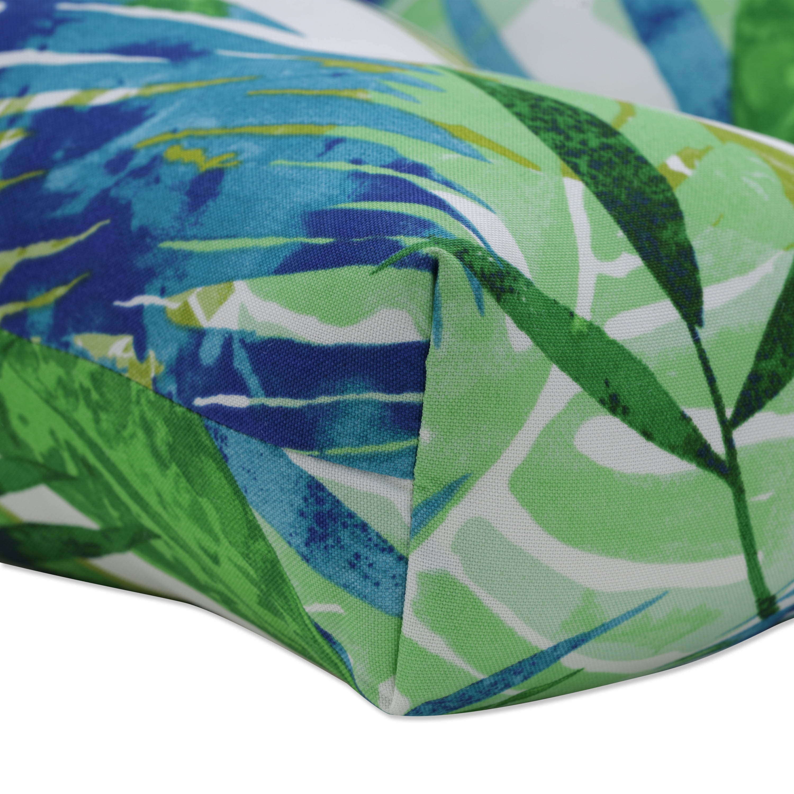 Pillow Perfect Outdoor Soleil Blue/Green Blown Bench Cushion 18 X 56 X ...
