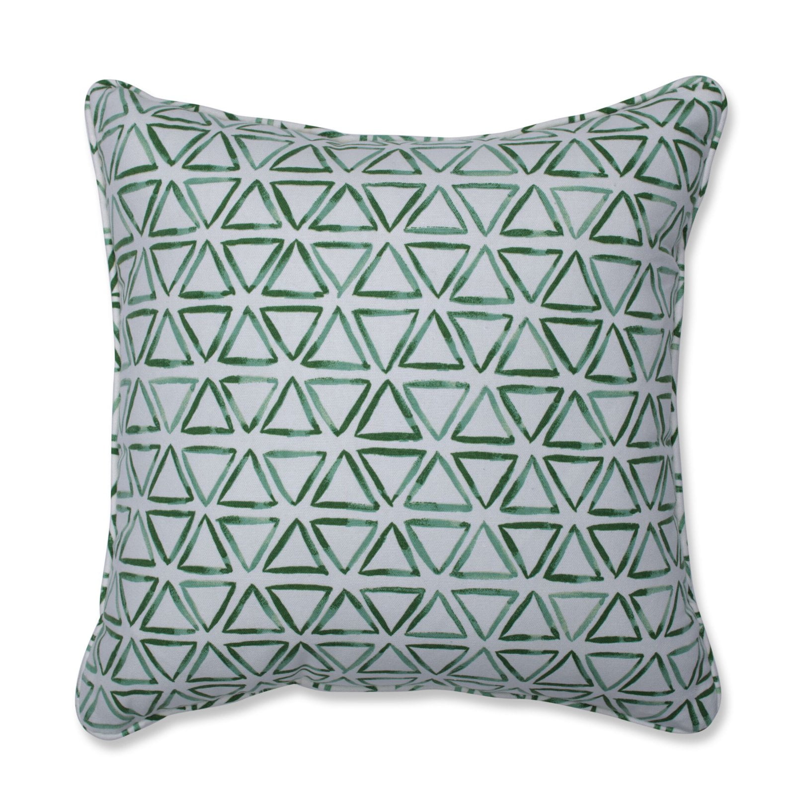 Painted Triangles Verte 18-Inch Throw Pillow - Walmart.com
