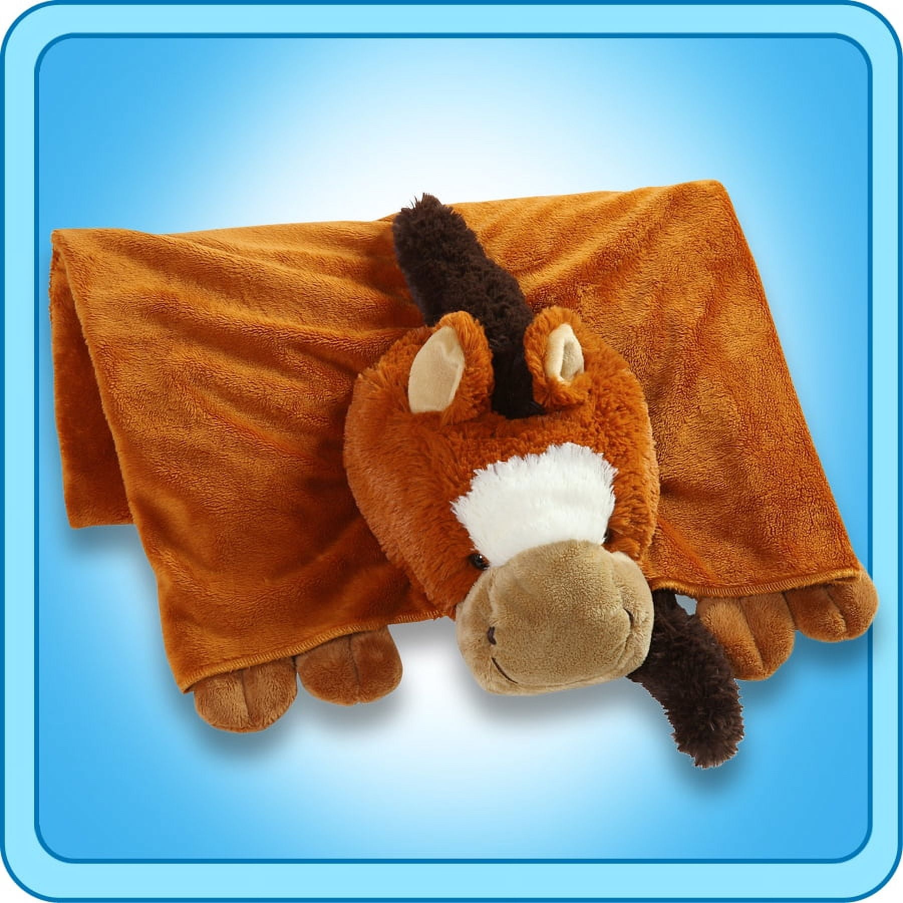 Pillow Pet Sir Horse Blanket Plush Toy Gift - Walmart.com