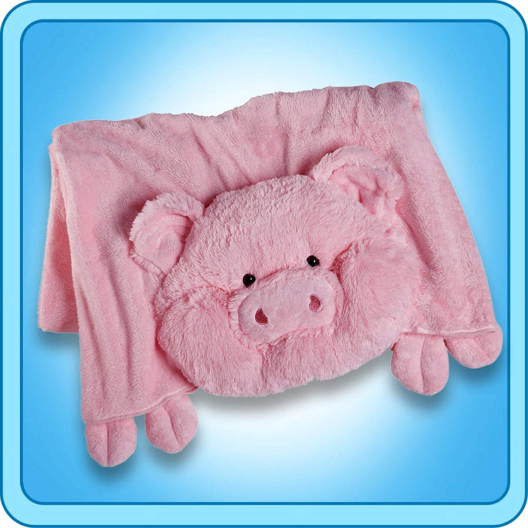 Pillow Pets Wiggly Pig Plush Toy - Cozy Bedding Cuddle Buddy for Kids ...