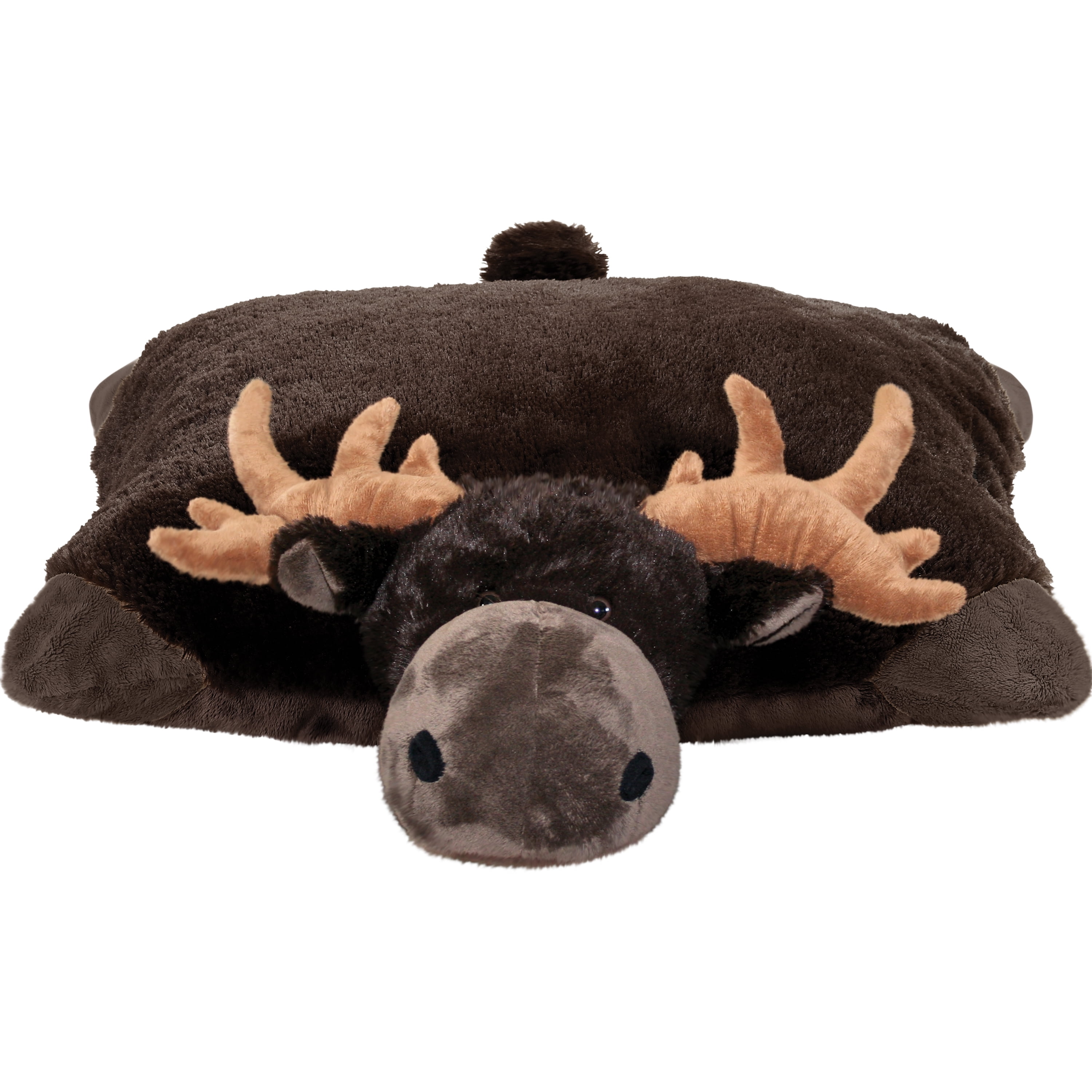 Pillow Pets 18" Wild Animals Chocolate Moose Stuffed Animal - Walmart.com