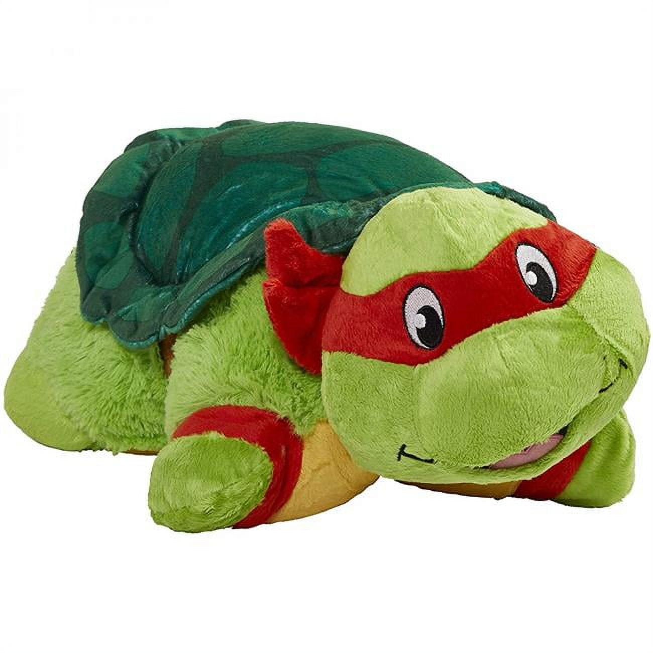 Pillow Pets Teenage Mutant Ninja Turtle Raphael Plush 16" Square Toy ...