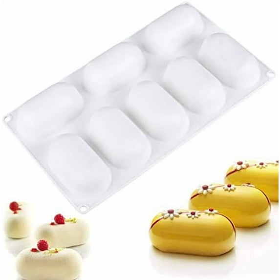 Pillow Silicone Mold for Baking Mousse Cake, 3D Silicone Baking Molds ...