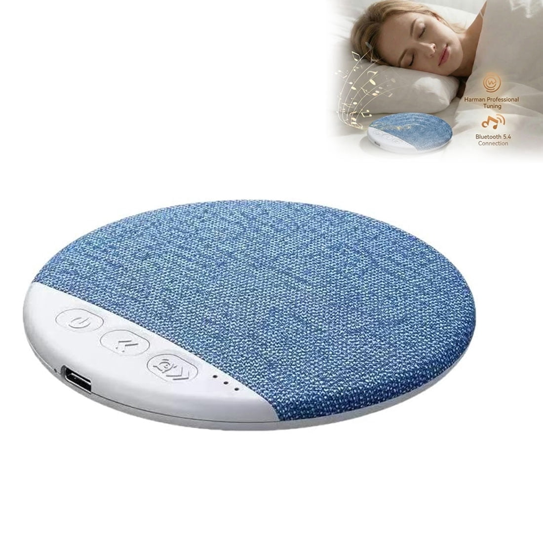 Under Pillow Sleep Speaker with White Noise, Ultra Slim Blue-Tooth 5.4 ...