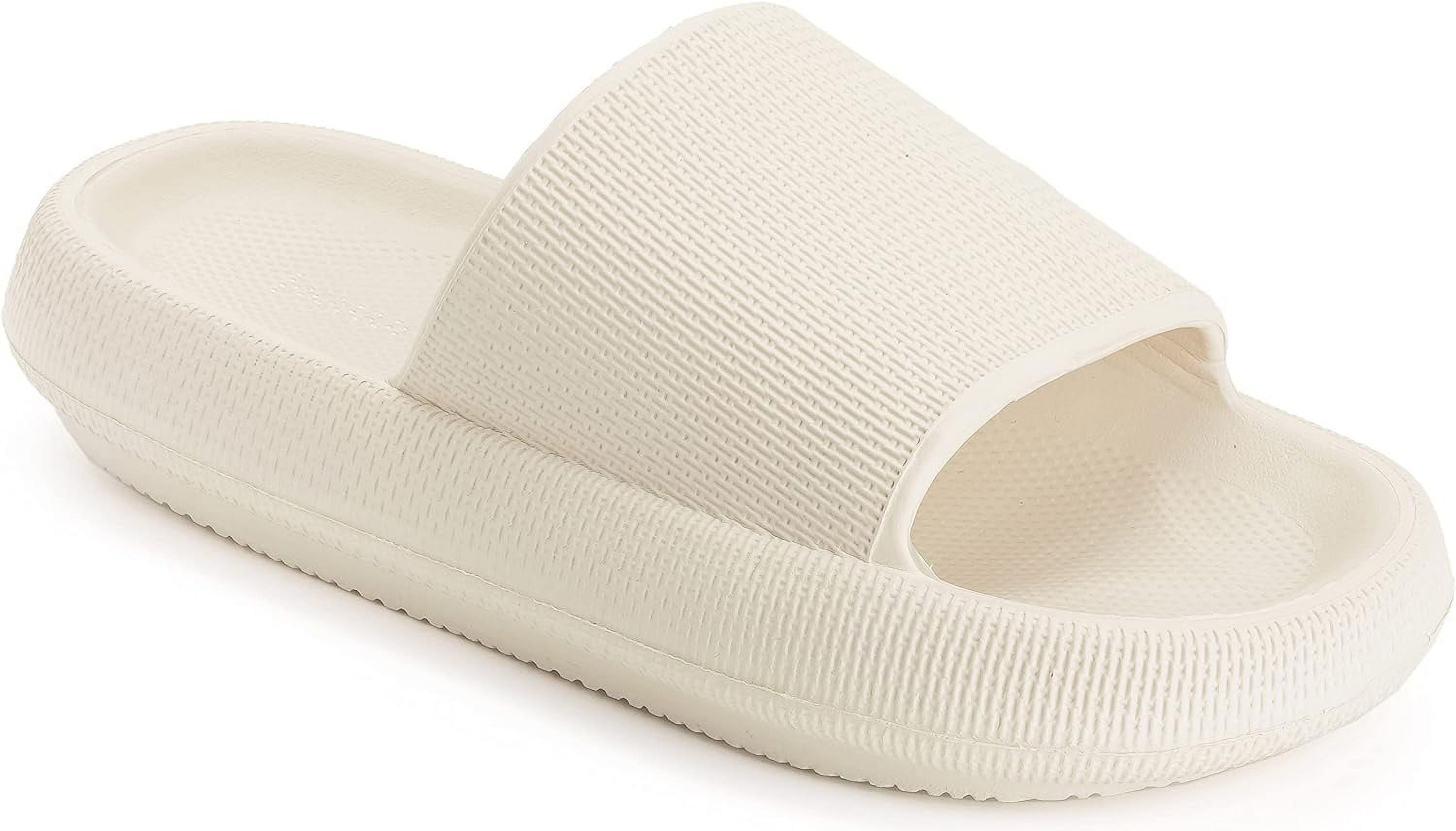 Pillow Slippers for Women and Men Non Slip Quick Drying Shower Slides ...
