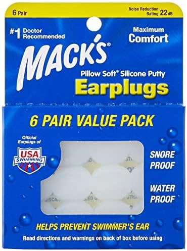 Pillow Soft Silicone Earplugs - 6 Pair (Pack Of 8), Value Pack The ...