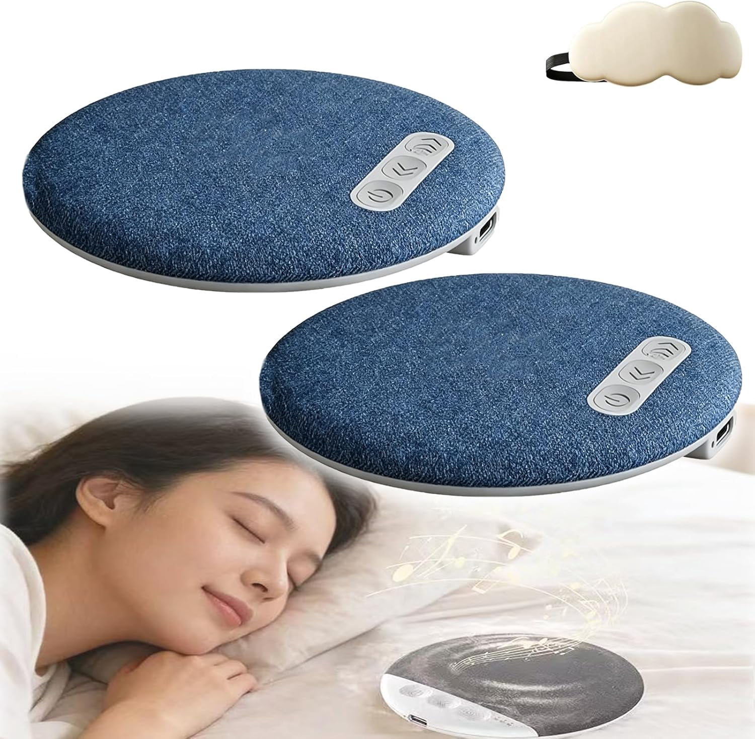 Pillow Speaker-Bluetooth Pillow Speaker for Sleeping, Ultra-Thin ...