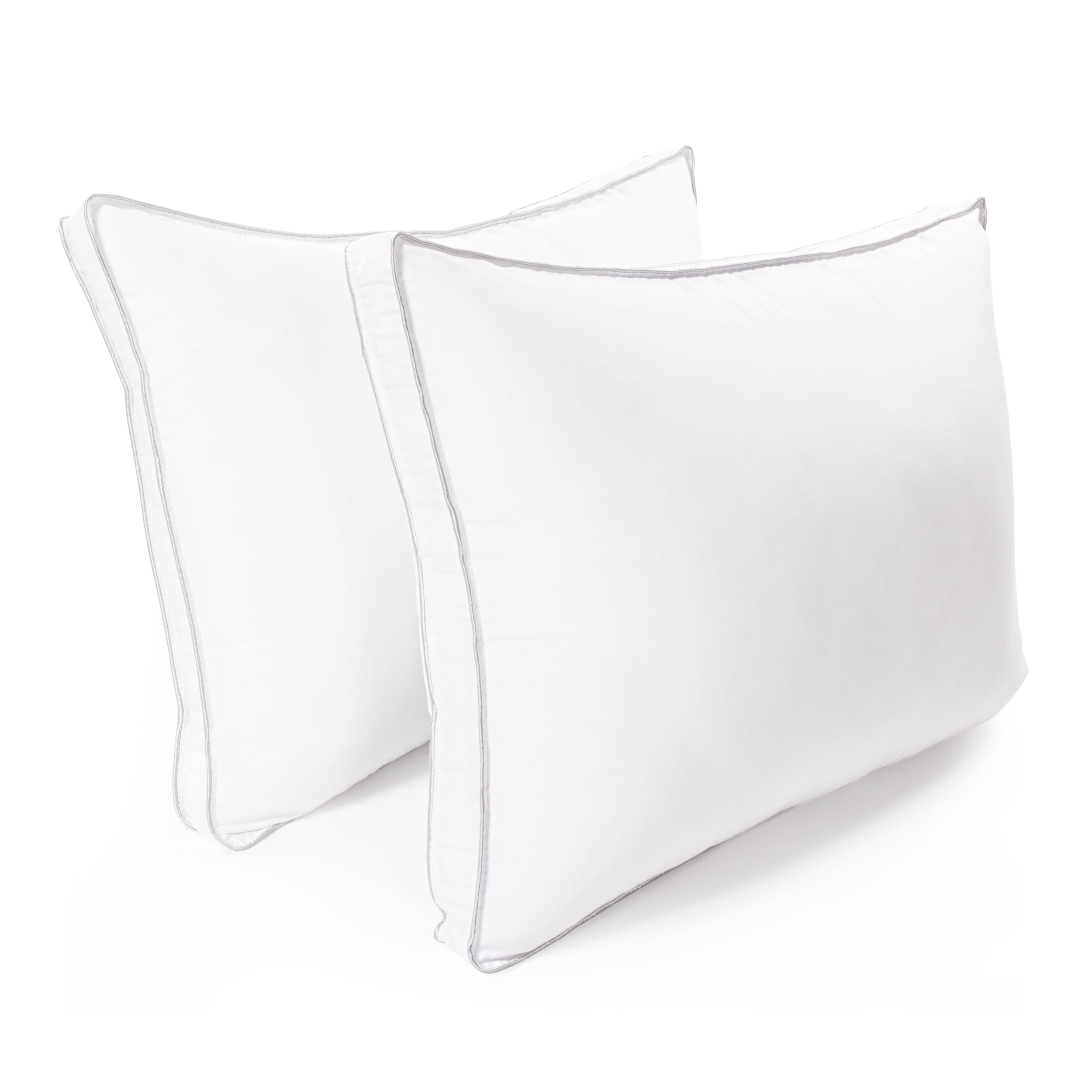 Pillow With 1.5 Inch Gusset (Set Of 2)-Queen, 100% Microfiber 20"X30 ...