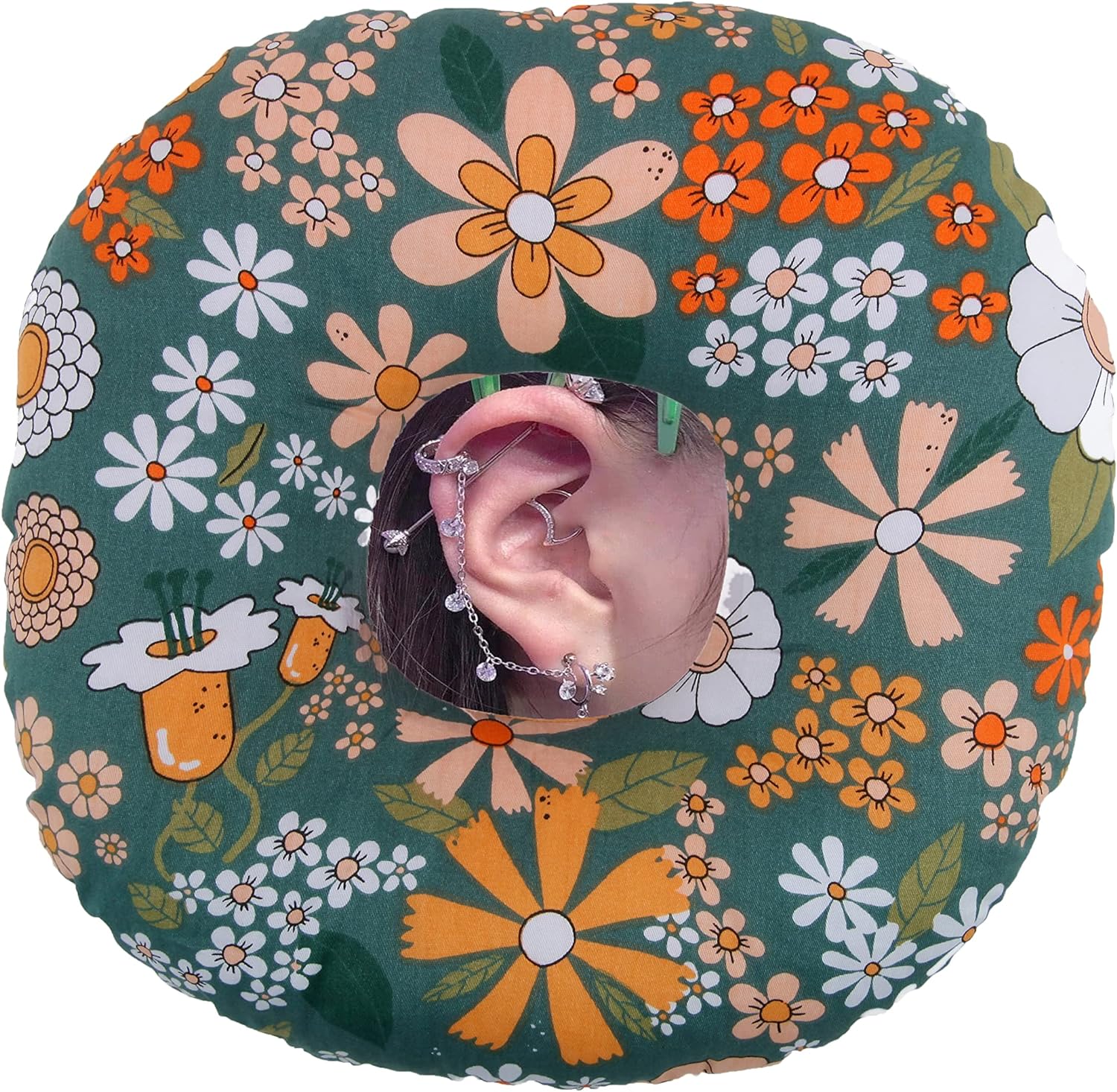 Pillow with an Ear Hole for Ear Pain CNH Pillow Ear Piercing Protection ...