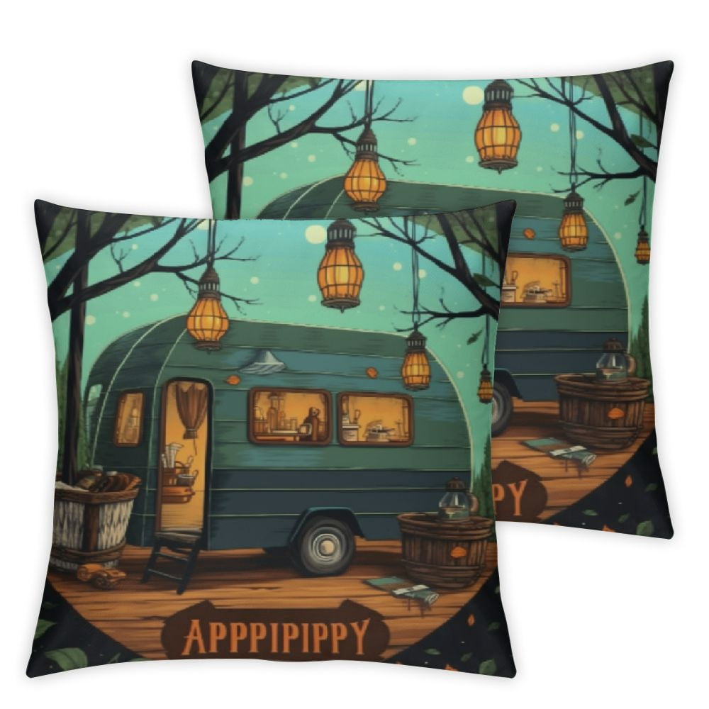 Pillowcase Soft Square Cushion Covers Nature Mountain Art Cooling ...
