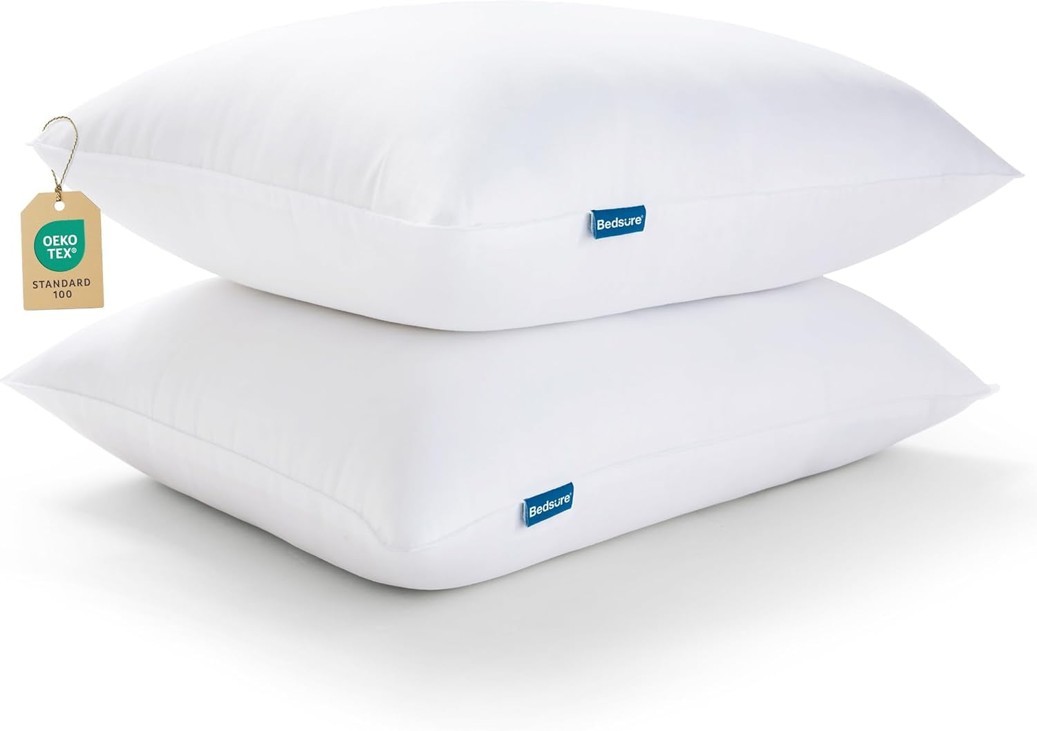 Pillows Queen Size Set of - Soft Bed Pillows for Sleeping , Fluffy and ...