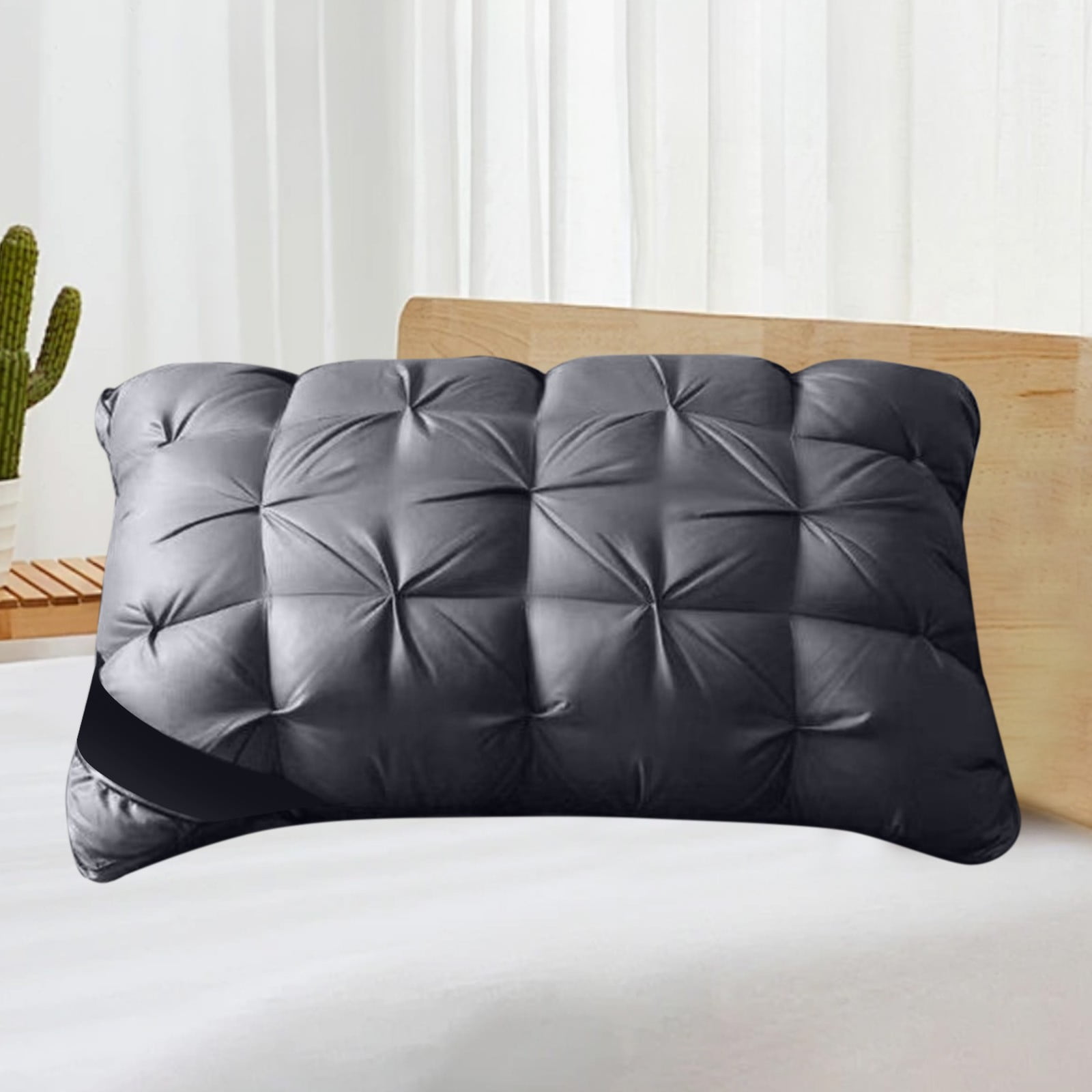 Pillows for Side Sleepers, Luxury Hotel Fluffy Standard Pillows, Ultra ...