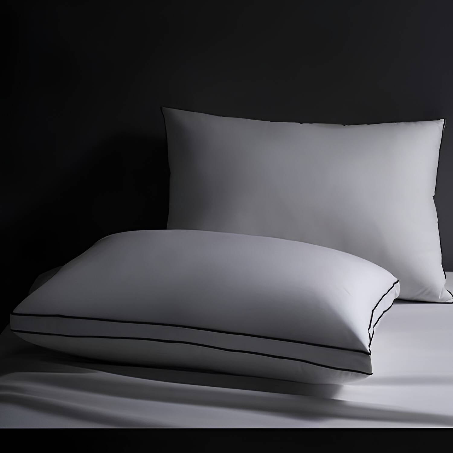Pillows Standard Size Set of 2, Fluffy and Supportive 7D Down ...