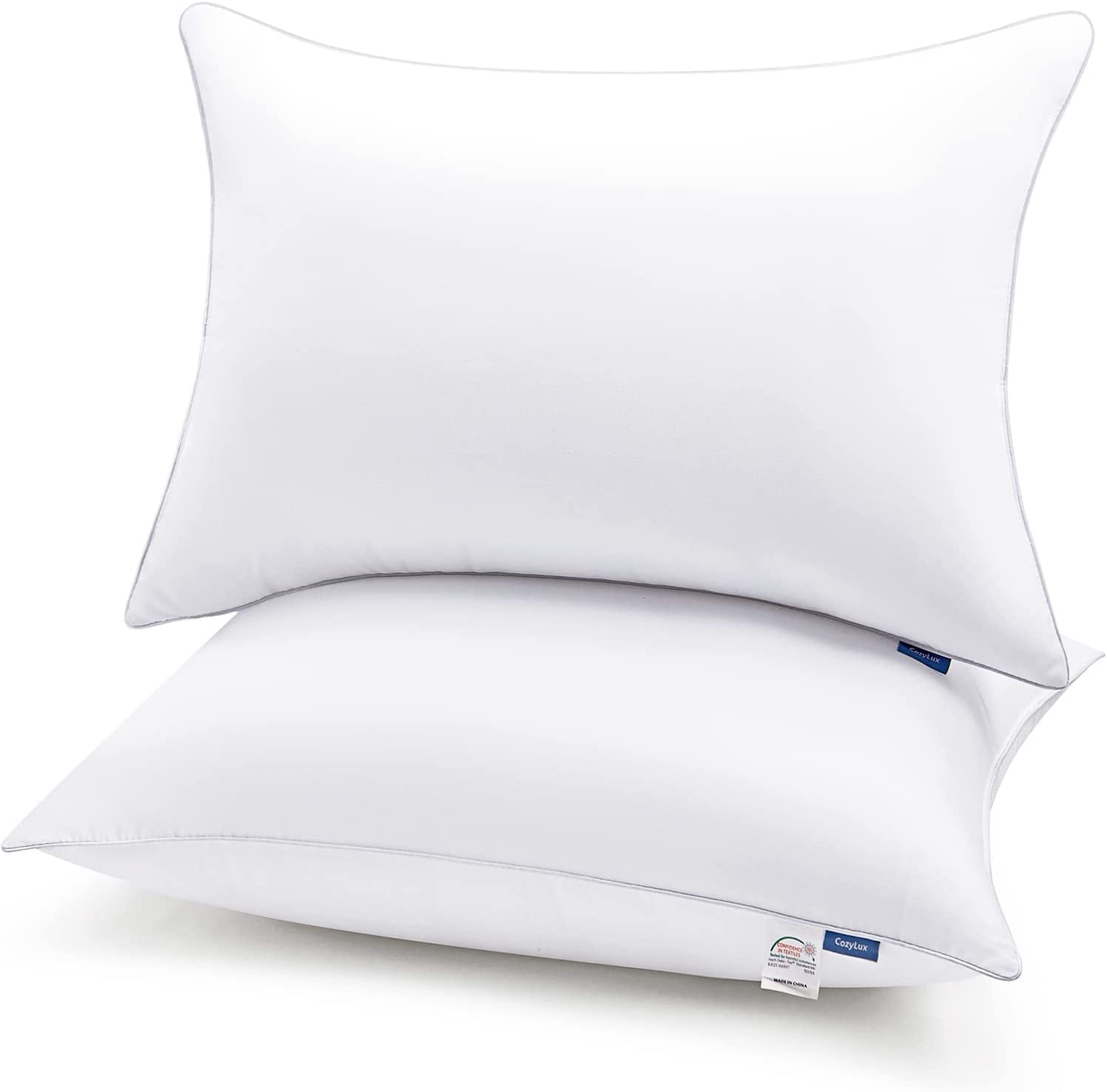 Pillows Standard Size Set of 2, Hotel Quality Bed Pillows for Sleeping ...