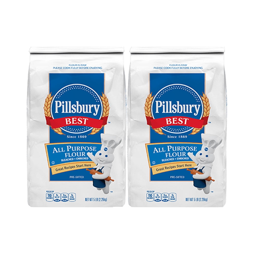 Pillsbury All Purpose Flour, 80 oz - Palatize Pack of 2 - Walmart.com