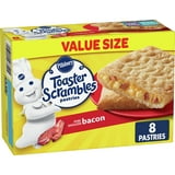 Pillsbury Bacon Toaster Scrambles, Frozen Breakfast Pastries, 8 ct., 14 ...