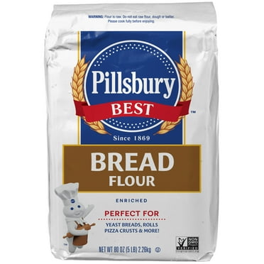 Great Value Enriched and Unbleached Bread Flour, 5LB Bag - Walmart.com