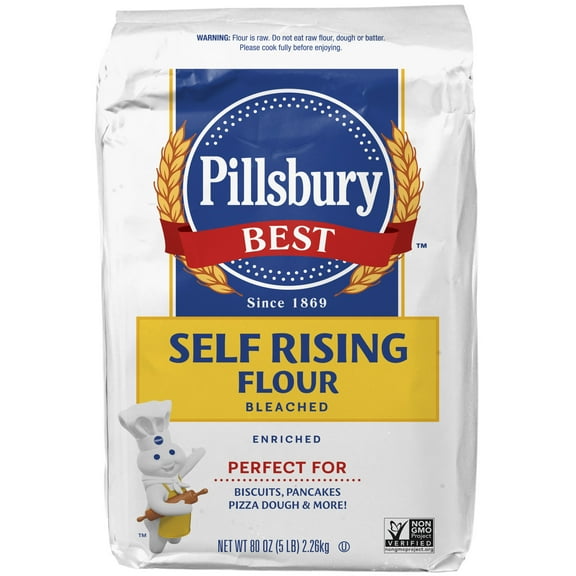 Hudson Cream Self Rising Flour 5lb for Baking, Cooking, Breading, Cake ...